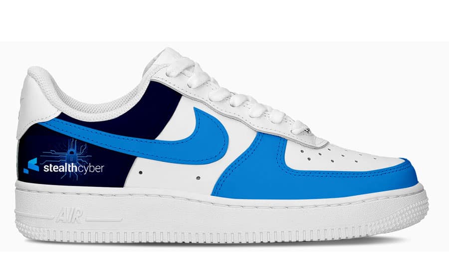 Stealth Cyber Custom Nike Af1 - Corporate Kicks